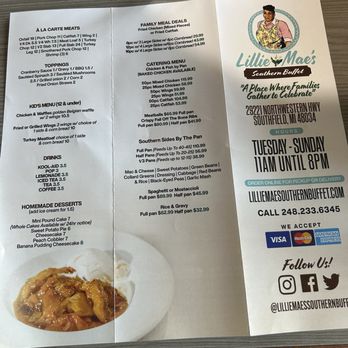LILLIE MAE’S SOUTHERN BUFFET - Updated May 2025 - 98 Photos & 57 Reviews - 29221 Northwestern ...