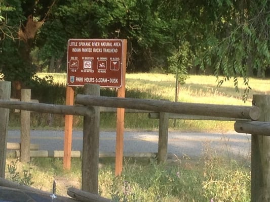 LITTLE SPOKANE RIVER NATURAL AREA INDIAN PAINTED ROCKS - Updated ...