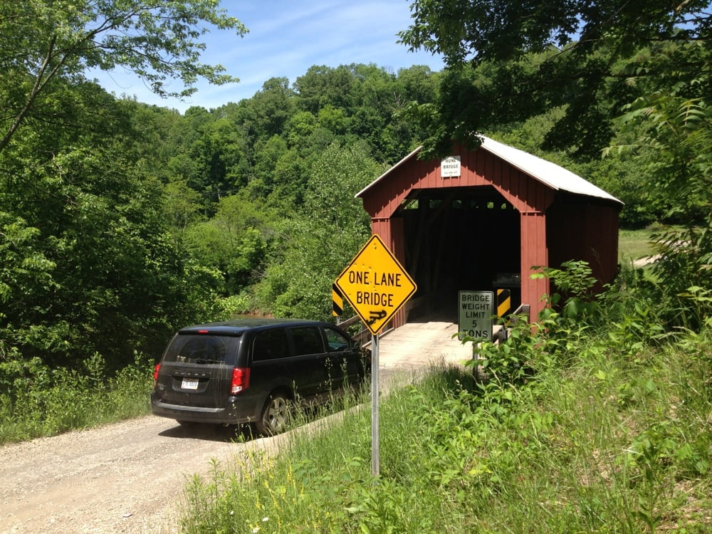 HUNE COVERED BRIDGE - Updated January 2025 - Reno, Ohio - Landmarks ...