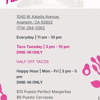 PUESTO ANAHEIM - Updated 05/2025 - 2401 Photos & 1812 Reviews - 1040 W ...