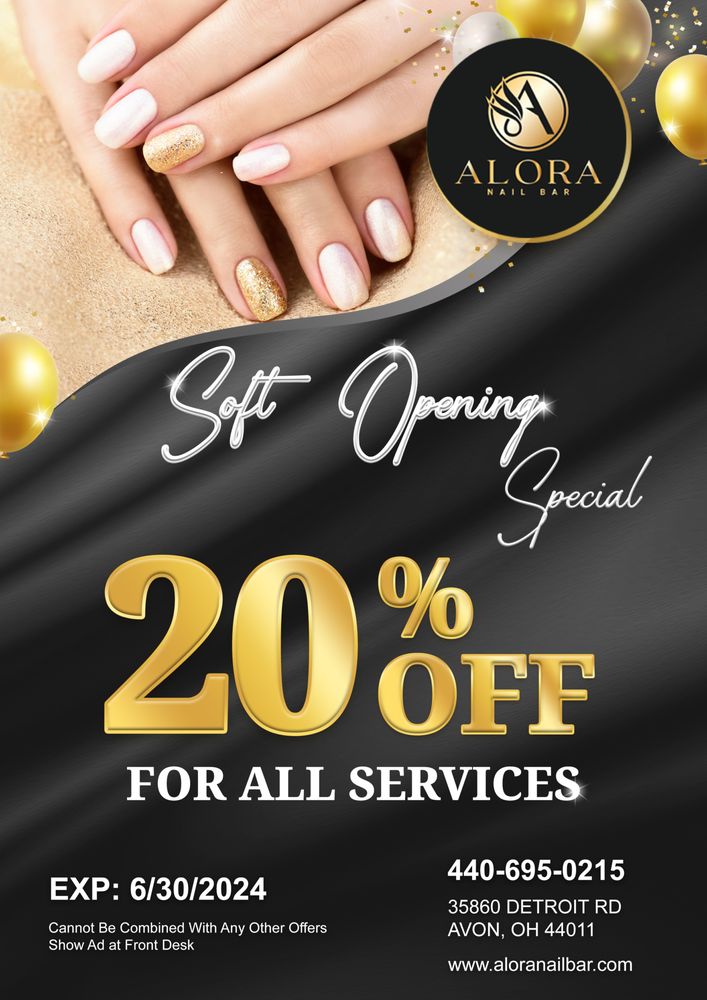 ALORA NAIL BAR - Updated October 2024 - 24 Photos - 35860 Detroit Rd, Avon, Ohio - Nail Salons ...
