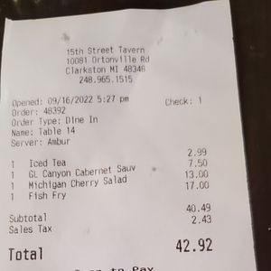 15TH STREET TAVERN - 85 Photos & 108 Reviews - 10081 S Ortonville Rd ...