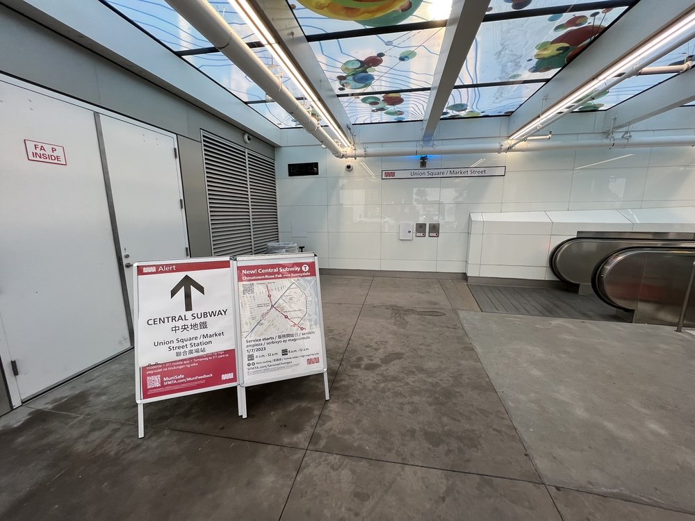 MUNI STATION - UNION SQUARE/MARKET STREET - Updated October 2025 - 36 ...