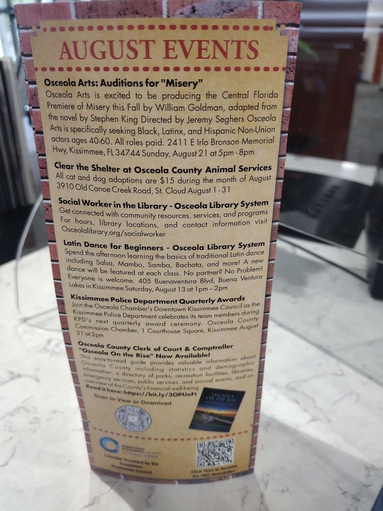 OSCEOLA LIBRARY SYSTEM - Updated October 2025 - 13 Photos - 211 E Dakin ...