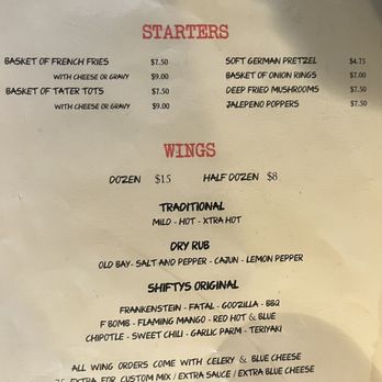 SHIFTY’S - Updated January 2025 - 57 Photos & 93 Reviews (4.1 stars ...