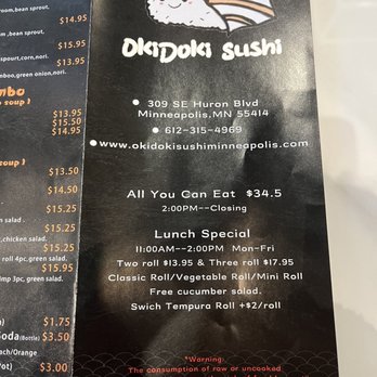 OKIDOKI SUSHI - Updated May 2024 - 38 Photos & 18 Reviews - 309 SE ...