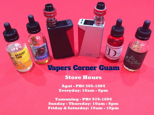 VAPERS CORNER GUAM - Updated June 2024 - 875 North Route 2, Agat, Guam ...