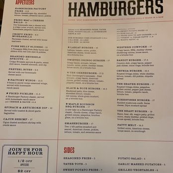 HAMBURGER FACTORY FAMILY RESTAURANT - Updated October 2025 - 764 Photos ...