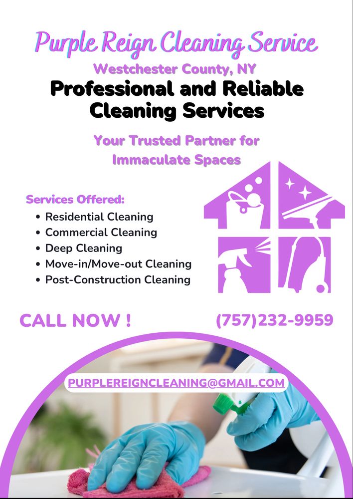 PURPLE REIGN CLEANING SERVICE - Request a Quote - WESTCHESTER, New York ...