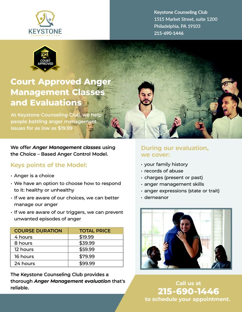 ANGER MANAGEMENT CLASSES AND EVALUATIONS - Updated December 2024 - 1515 ...