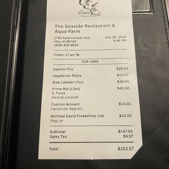 THE SEASIDE RESTAURANT AND AQUA FARM - 688 Photos & 376 Reviews - 1790 ...