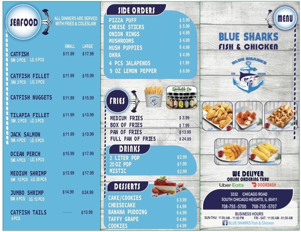 BLUE SHARK’S FISH & CHICKEN - Updated October 2025 - 18 Reviews - 3332 ...