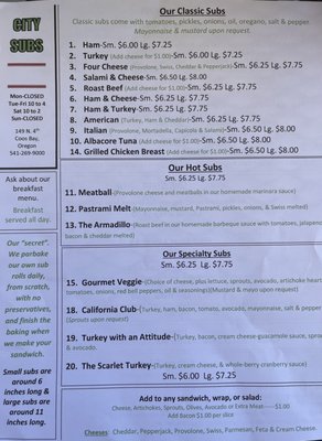 CITY SUBS - Updated December 2025 - 41 Photos & 170 Reviews - 149 N 4th ...