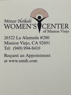 MINOO HEIKALI WOMEN’S CENTER - Updated December 2025 - 26522 La Alameda ...