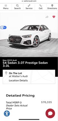 Photo of Audi Riverside - Riverside, CA, US. The car we were told we ...