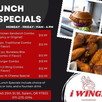 I WINGZ - Updated May 2025 - 59 Photos & 102 Reviews - 2445 25th St SE ...