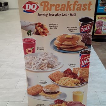 Dairy Queen Breakfast Menu