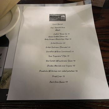 NUNO’S RESTAURANT & LOUNGE - Updated June 2025 - 39 Photos & 55 Reviews ...