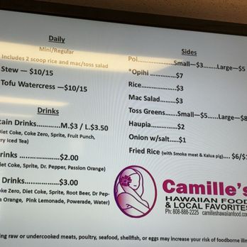 CAMILLE’S HAWAIIAN FOOD - Updated July 2024 - 27 Photos & 10 Reviews ...