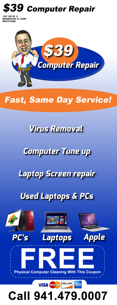 $39 COMPUTER REPAIR - IT Services & Computer Repair - 1707 1st St ...
