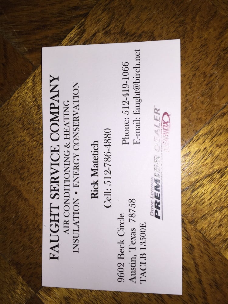 FAUGHT SERVICE COMPANY - Updated October 2025 - 34 Reviews - 9602 Beck ...