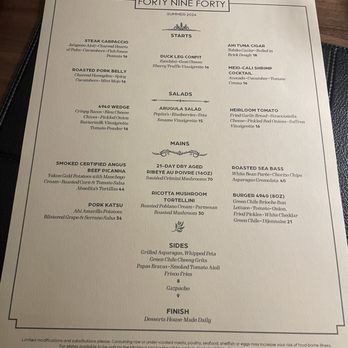RESTAURANT FORTY NINE FORTY - Updated October 2025 - 190 Photos & 76 ...