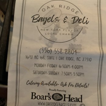 OAK RIDGE BAGELS & DELI - Updated January 2025 - 50 Photos & 31 Reviews ...