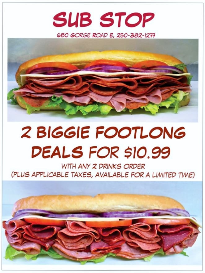 SUB STOP - 680 Gorge Road East, Victoria, British Columbia, Canada ...
