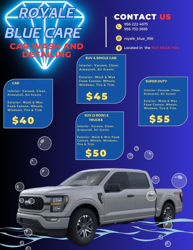 ROYAL BLUE AUTO DETAILING - Request a Quote - McAllen, Texas - Auto ...