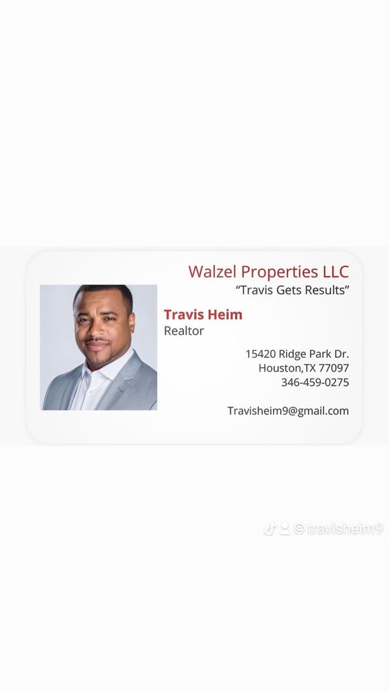 TRAVIS HEIM - WALZEL PROPERTIES - Updated June 2024 - 15420 Ridge Park ...