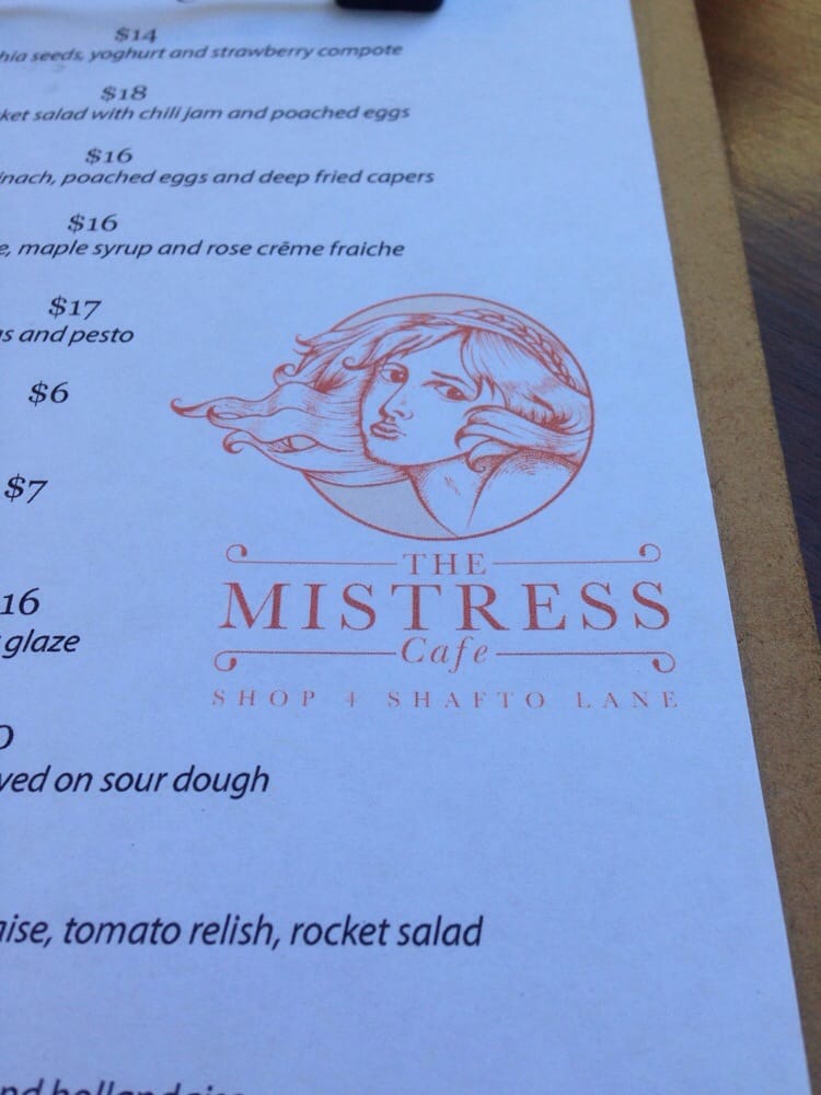 THE MISTRESS CAFE - Updated June 2024 - Shafto Lane, Perth Western ...