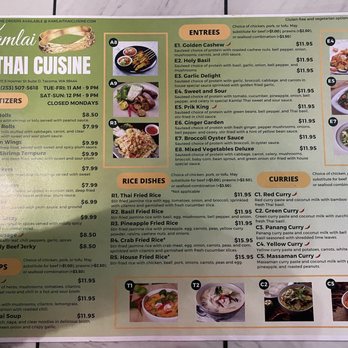 KAMLAI THAI CUISINE - Updated July 2025 - 99 Photos & 48 Reviews - 8425 ...