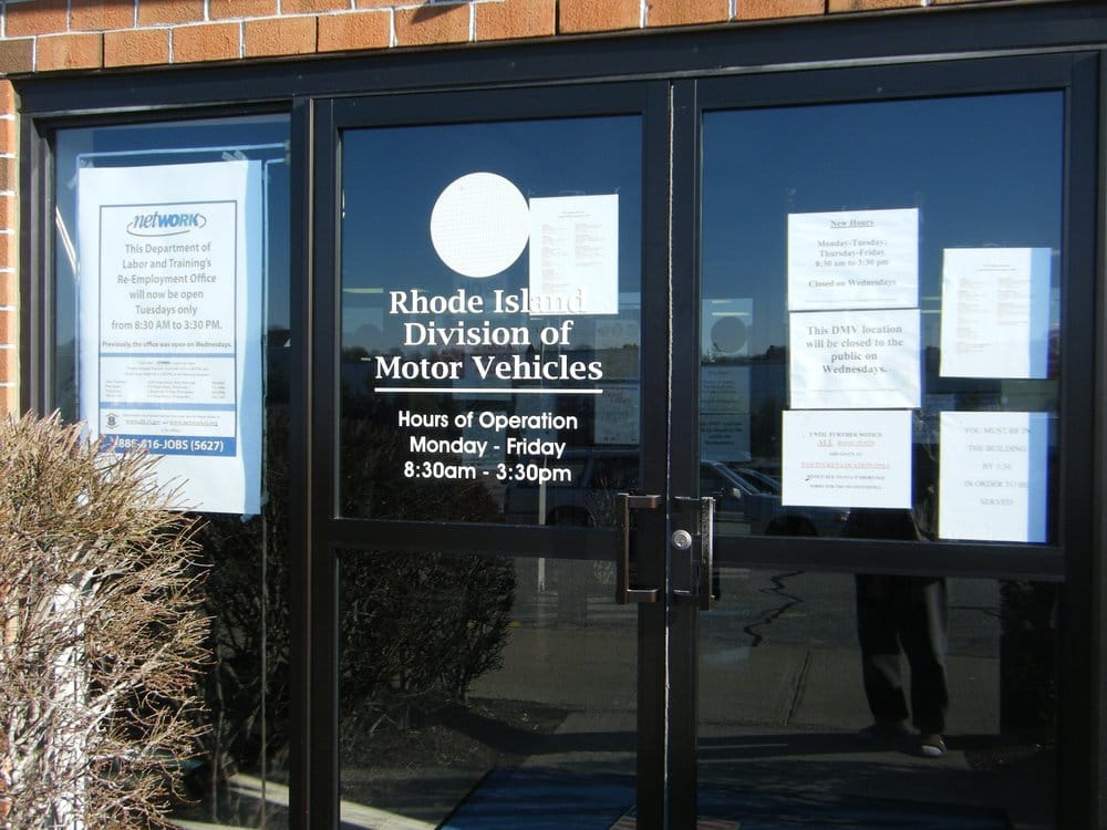 RHODE ISLAND DIVISION OF MOTOR VEHICLES - Updated December 2025 - 31 ...
