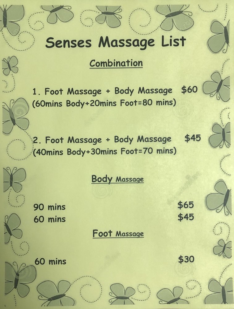 SENSES MASSAGE - Updated September 2024 - 58 Photos & 57 Reviews - 1051 ...