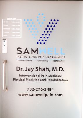 JAY SHAH, MD - SAMWELL INSTITUTE FOR PAIN MANAGEMENT - Updated December ...