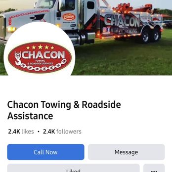 CHACON TOWING & ROADSIDE ASSISTANCE - Updated October 2025 - 74 Photos ...