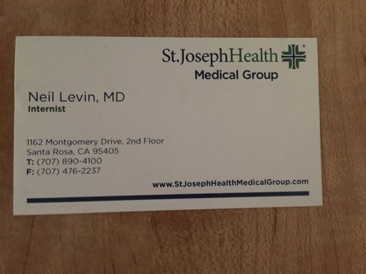 NEIL A. LEVIN MD - Updated October 2025 - Santa Rosa, California ...