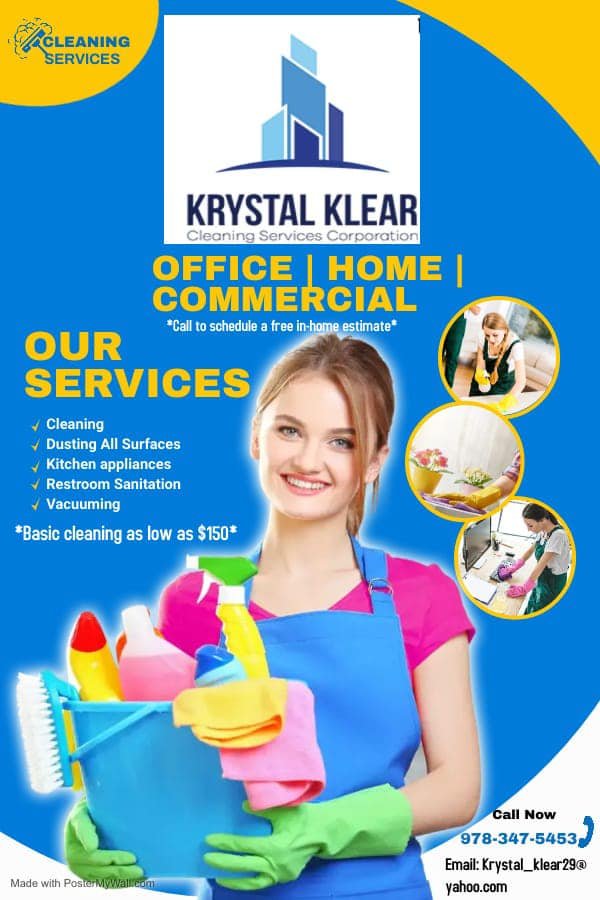KRYSTAL KLEAR CLEANING SERVICE - Lawrence, Massachusetts - Home ...