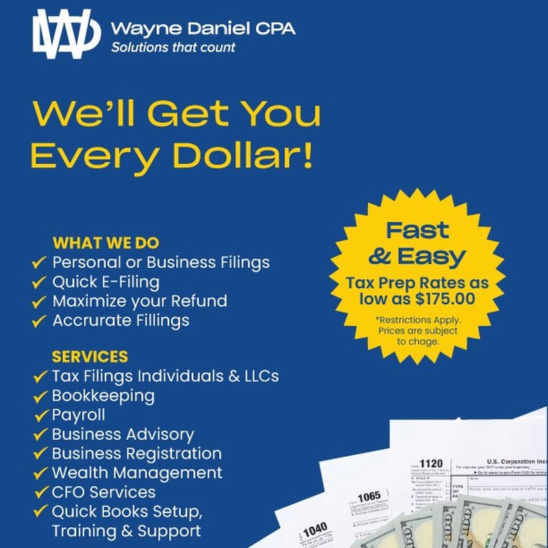 WAYNE DANIEL - CPA - Updated February 2025 - 300 E 48th St, Brooklyn ...