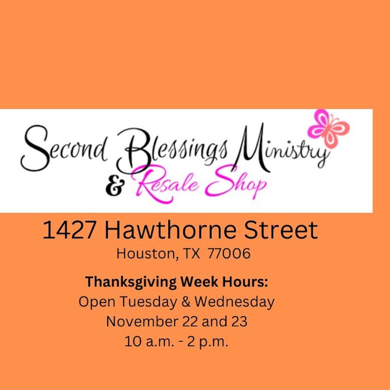 SECOND BLESSINGS RESALE SHOP - 28 Photos - 1427 Hawthorne St, Houston ...