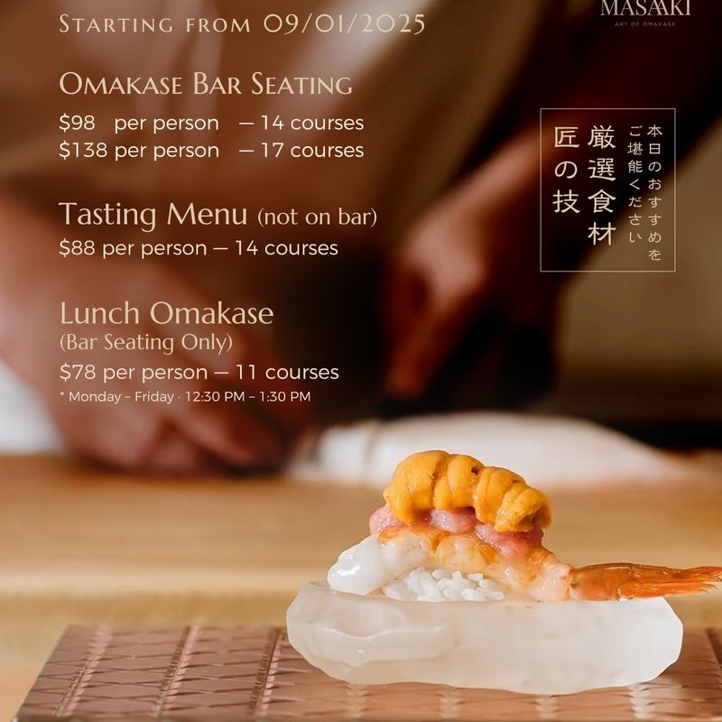 MASAAKI MODERN JAPANESE CUISINE - Updated September 2025 - 1439 Photos ...