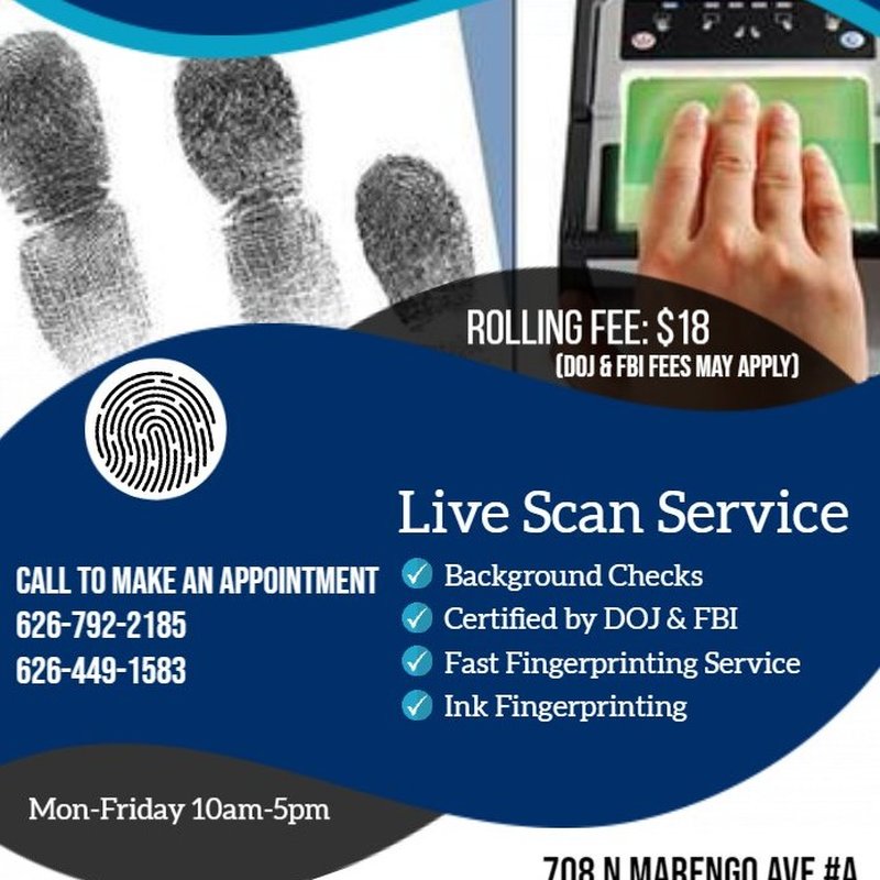 PASADENA LIVE SCAN SERVICE - Updated July 2025 - 42 Photos & 126 ...