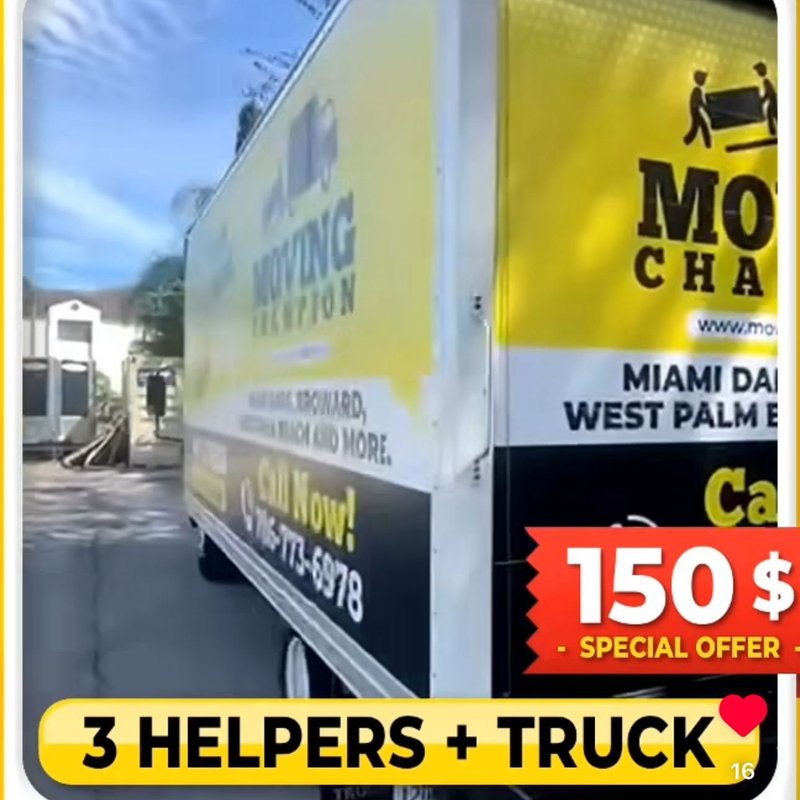 MOVING CHAMPION - Updated July 2024 - 19 Photos - Miramar, Florida - Movers - Phone Number - Yelp