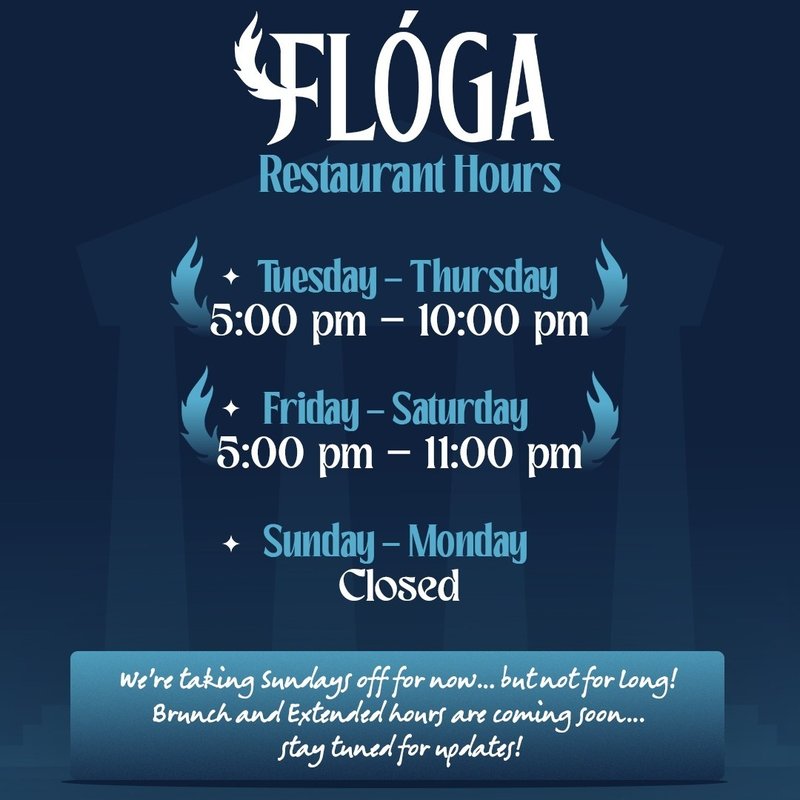 FLÓGA RESTAURANT - Updated October 2025 - 23 Photos - 1105 Canton St ...
