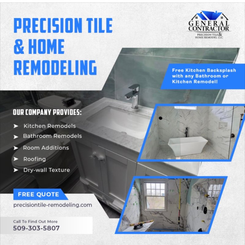 PRECISION TILE & HOME REMODELING - Updated May 2024 - 130 Photos - Pasco , Washington - Tiling ...
