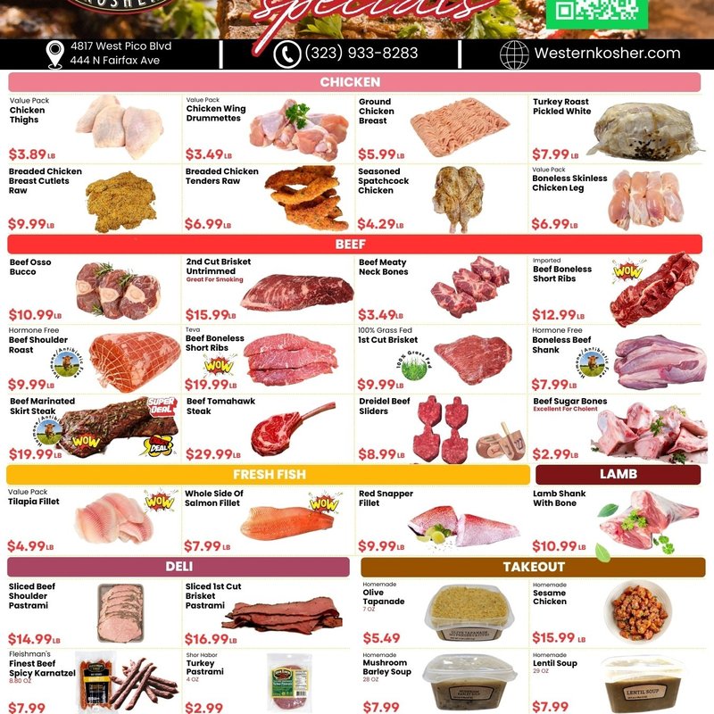 WESTERN KOSHER - Updated December 2025 - 13 Photos & 28 Reviews - 444 N ...