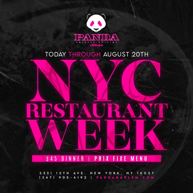 NYC Restaurant Week x Panda: $45 Dinner Prix Fixe