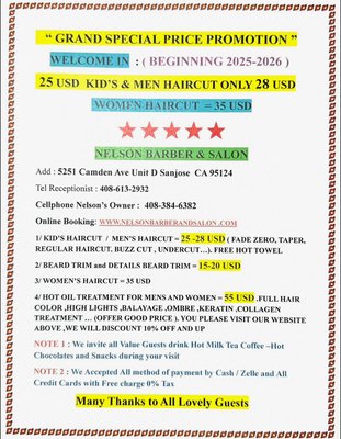 NELSON BARBER AND SALON - Updated June 2026 - 201 Photos & 16 Reviews ...