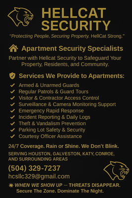 HELLCAT SECURITY - Updated August 2025 - 12 Photos - 5850 San Felipe, Houston, Texas - Security ...