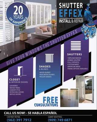 SHUTTER EFFEX - Updated November 2025 - 290 Photos & 92 Reviews - Ontario, California - Shutters ...